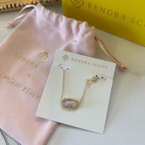 LoveShackFancy | Jewelry | New Loveshackfancy Kendra Scott Elisa Pink ...